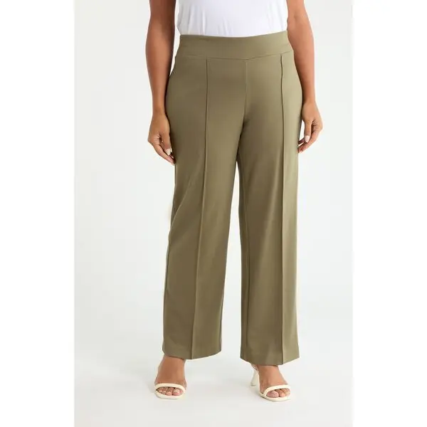 Jones New York Pintuck Pull-on Straight Leg Ankle Pants