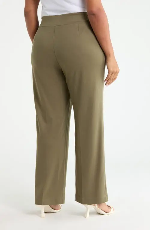 Jones New York Pintuck Pull-on Straight Leg Ankle Pants