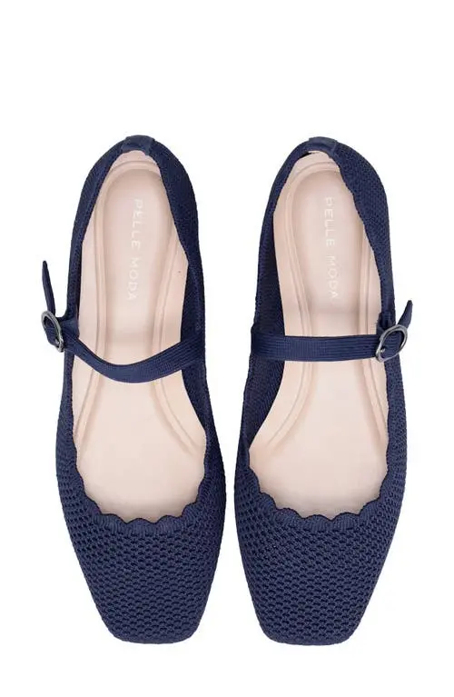 Pelle Moda Daely Knit Mary Jane Flat