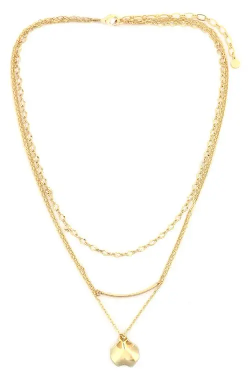 PANACEA Layered Teardrop Necklace