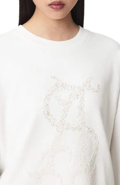 ALLSAINTS Reflex Lila Graphic Sweatshirt
