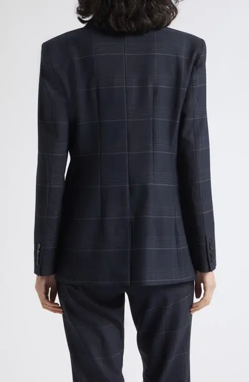 Marella Fedra Plaid Double-breasted Blazer