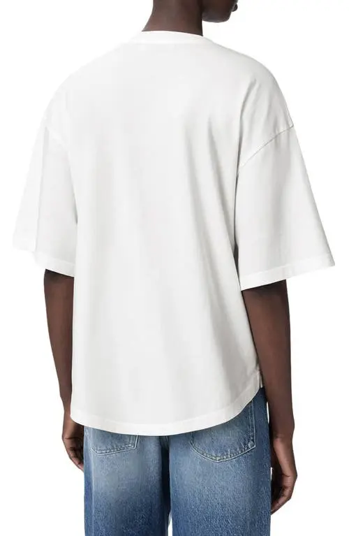 ALLSAINTS Amelie Sequined Logo T-shirt