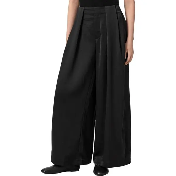 ALLSAINTS Lola Wide Leg Trousers - Black