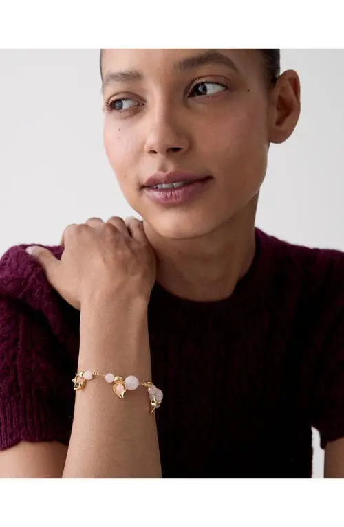Kate Spade New York Gilded Garden Flower Charm Bracelet