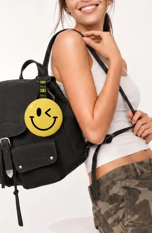 FANCII S.w. Smiley Rechargeable Compact Mirror Bag Charm