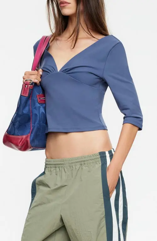 Lioness Canyon V-neck Cropped Top