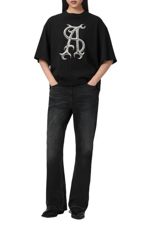 ALLSAINTS Reflex Amelie Logo Graphic T-shirt