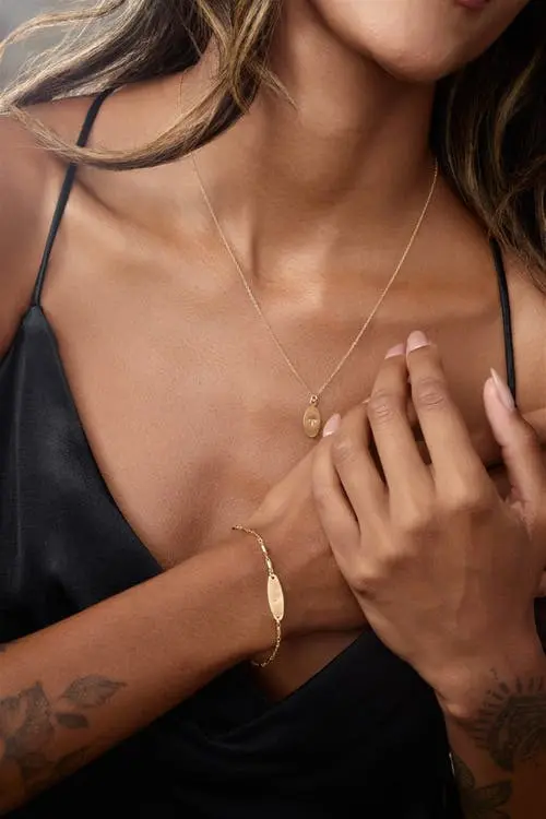 SET & STONES 14k Gold-filled Zodiac Id Bracelet