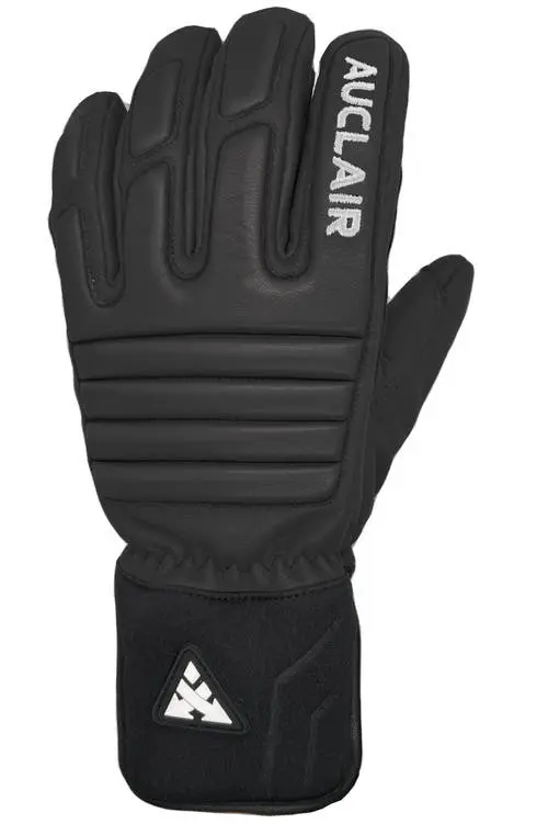 AUCLAIR Leather Outseam Gloves - Black/black