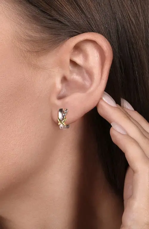 GABRIEL & CO. Intricate Hoop Earrings