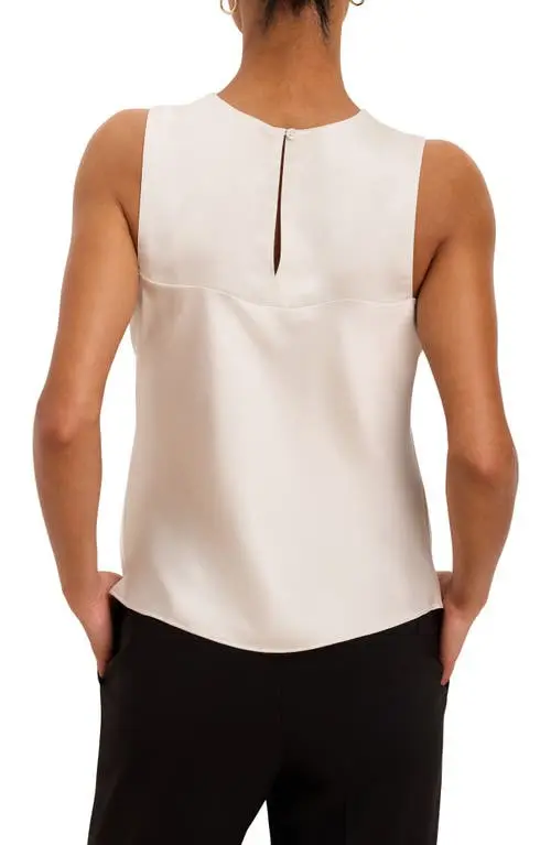 NIC+ZOE Day Gloss Woven Tank - Coconut
