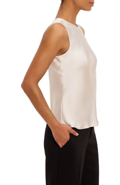 NIC+ZOE Day Gloss Woven Tank - Coconut