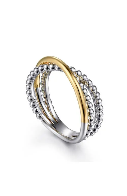 GABRIEL & CO. Crisscross Ring