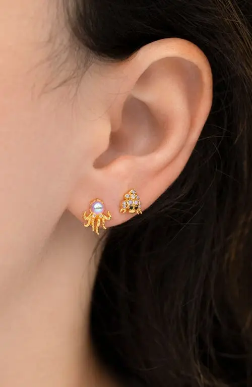 GIRLS CREW Shell Animal Stud Earring Set