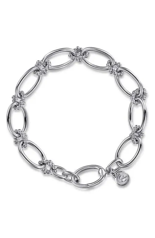 GABRIEL & CO. Oval Link Chain Bracelet - Sterling Silver