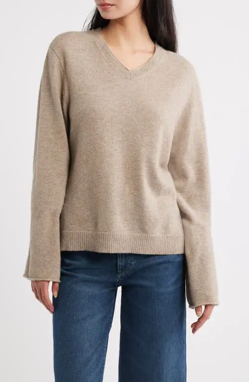 DL1961 V-neck Long Sleeve Cashmere Sweater