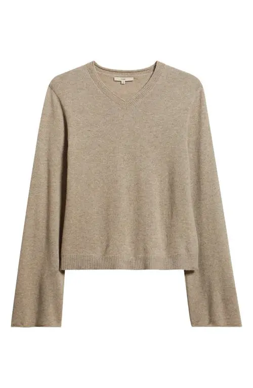 DL1961 V-neck Long Sleeve Cashmere Sweater