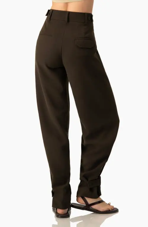 IVONNE Tapered Cuff High-waist Relaxed Fit Trousers