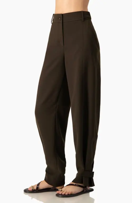 IVONNE Tapered Cuff High-waist Relaxed Fit Trousers
