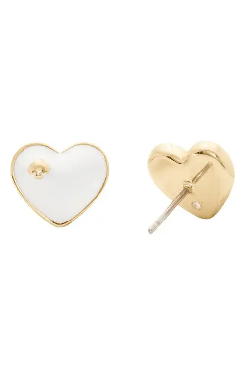 Kate Spade New York Heart Spade Stud Earrings