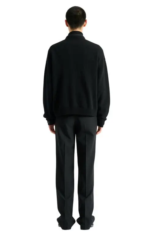 Balmain Eco-cashmere Cardigan With Lion Medallion Buttons