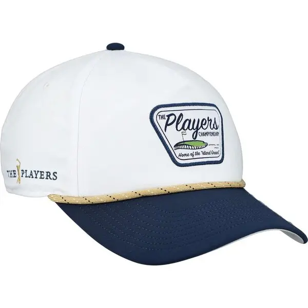 FOOTJOY The Players Island Green Patch Rope Adjustable Hat - White