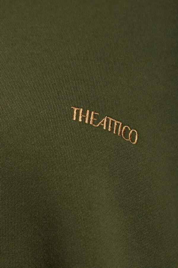 Attico Oversize T-shirt With Asymmetric Slit