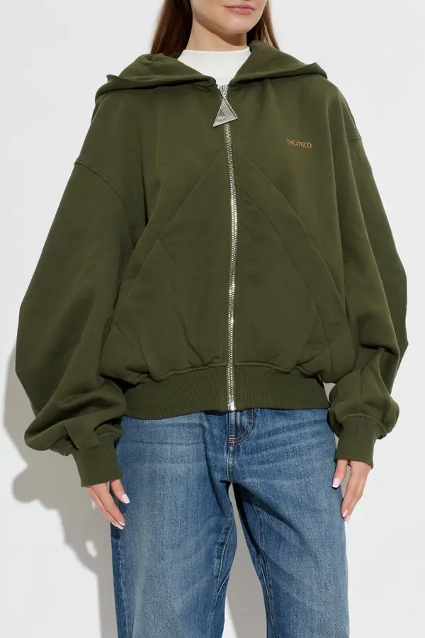 Attico Zip-up Hoodie