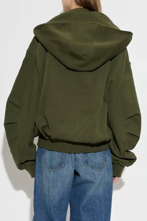 Attico Zip-up Hoodie