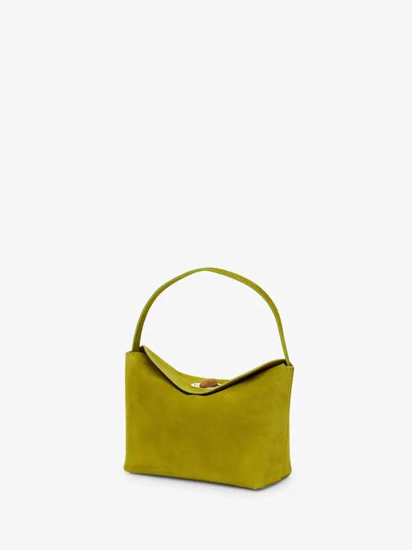 Christopher Esber Turnlock Suede Mini Bag - Yellow