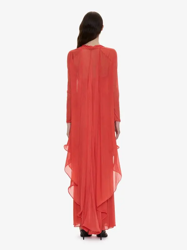 Christopher Esber Daya Cutaway Drawstring Maxi Dress - Red