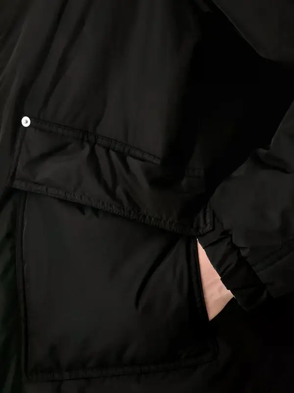 Karl Lagerfeld Hooded Raglan-sleeve Jacket