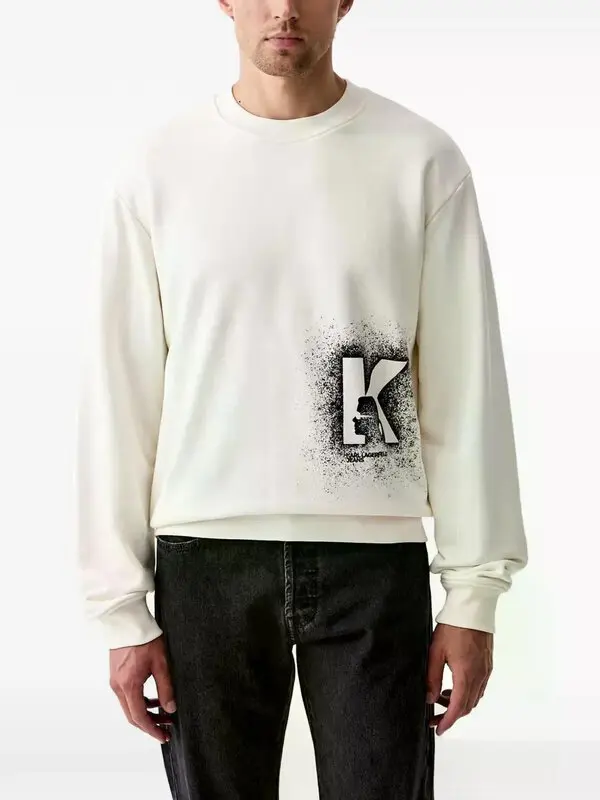 Karl Lagerfeld Logo-print Sweatshirt - White