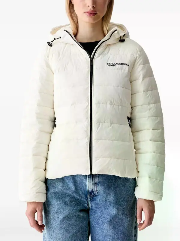Karl Lagerfeld Quilted Hooded Jacket