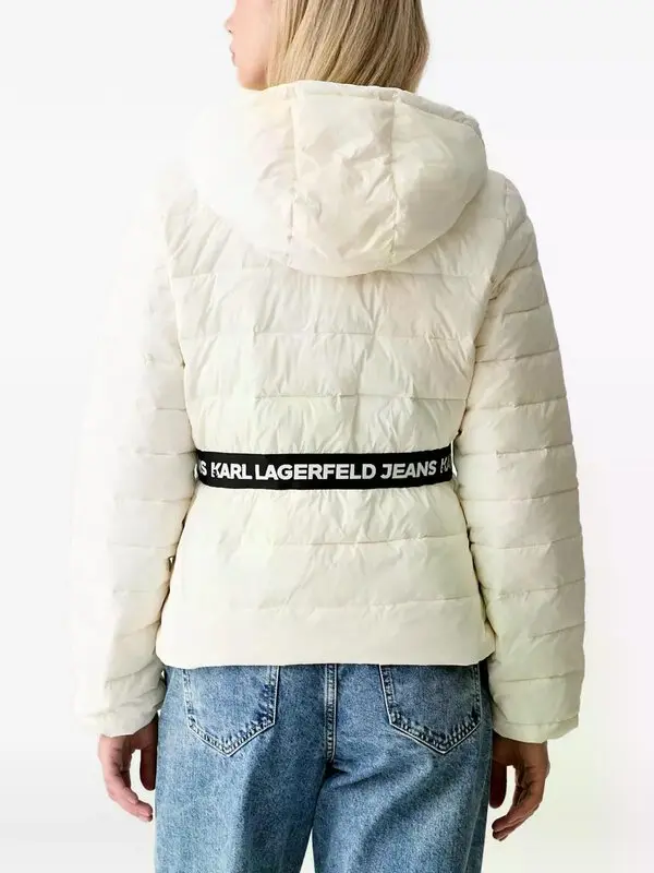 Karl Lagerfeld Quilted Hooded Jacket