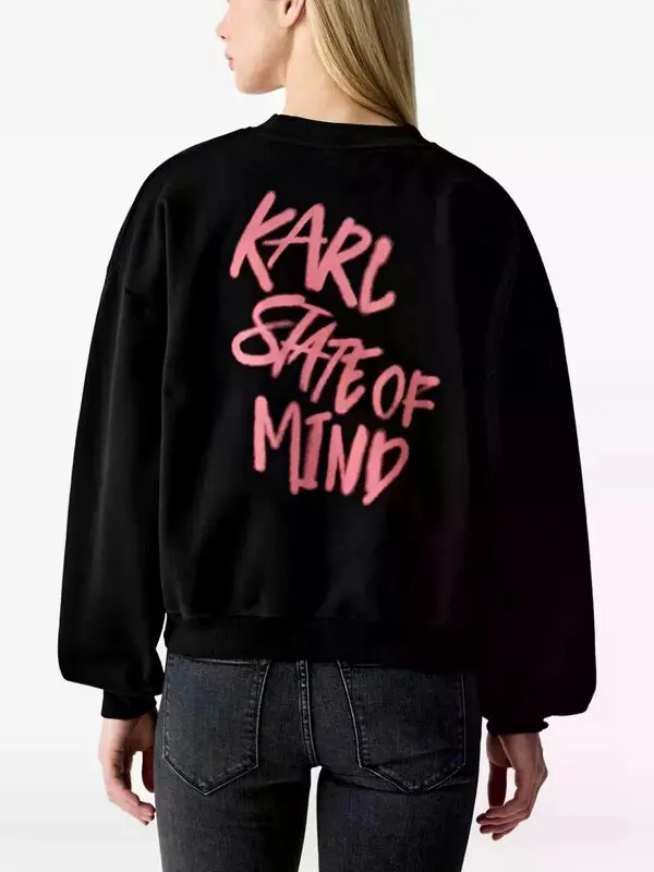 Karl Lagerfeld Logo Print Sweatshirt