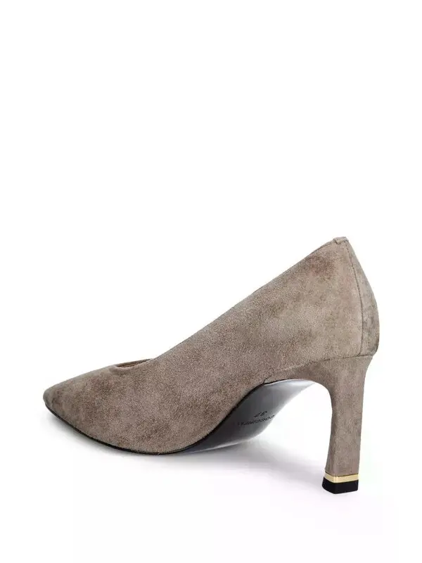 COCCINELLE Pointed-toe Logo-plaque Pumps