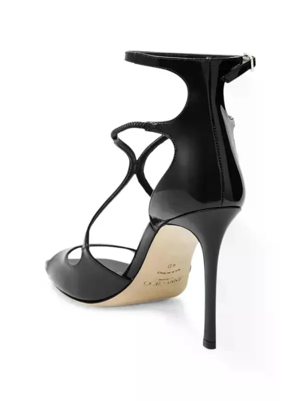 JIMMY CHOO Azia Patent Leather Sandals