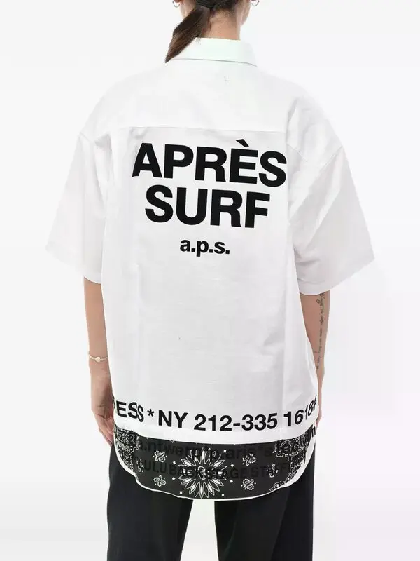 APRES SURF Logo-print Shirt