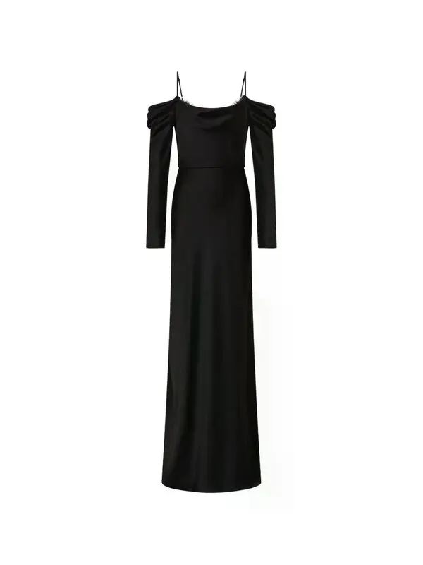 Rebecca Vallance Noire Long Sleeve Gown - Black