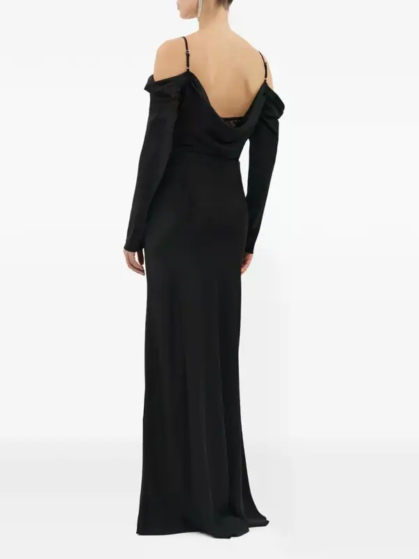 Rebecca Vallance Noire Long Sleeve Gown