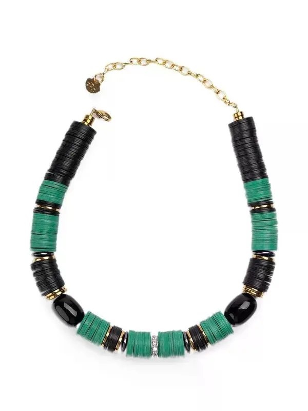 HIJAS DE PUKA Jaipur Beaded Necklace - Gold