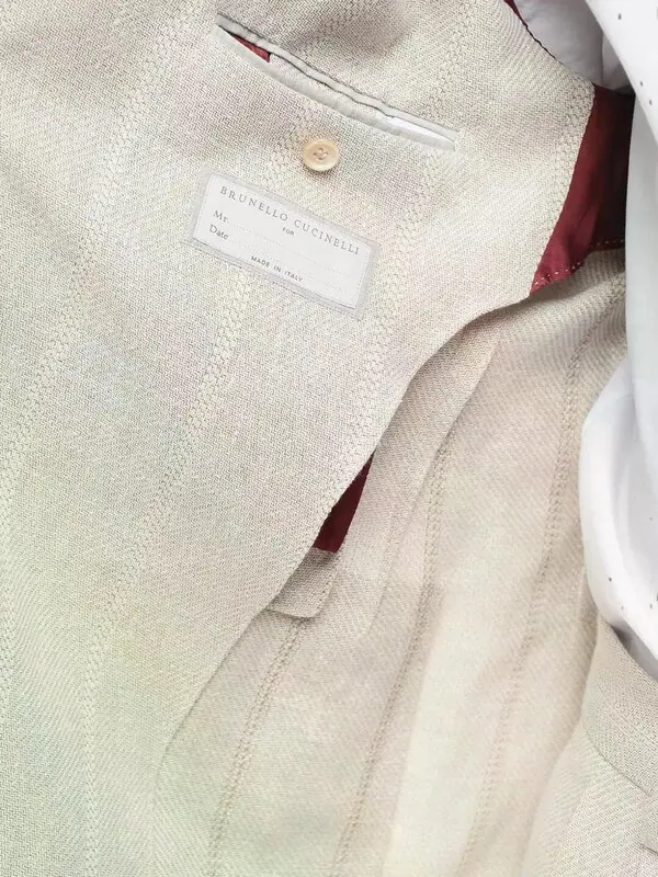 Brunello Cucinelli Single-breasted Patch-pocket Blazer
