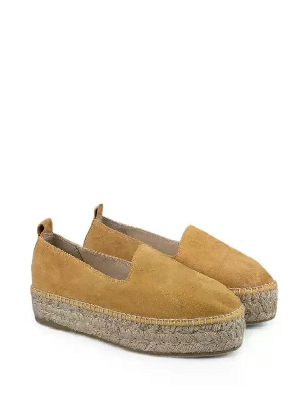 ESPADRILLES Platform Slip-on - Yellow