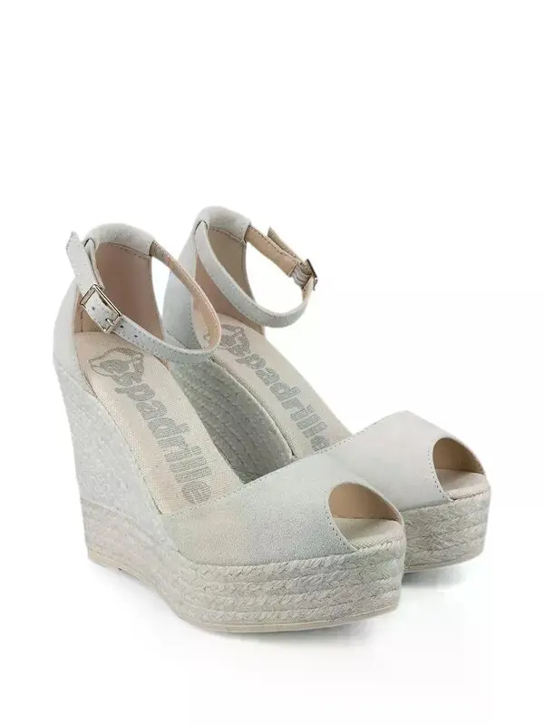 ESPADRILLES Wedge Peep-toe Sandals