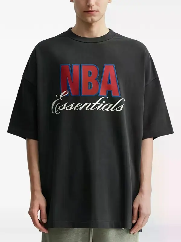 Fear Of God Logo-print Drop-shoulder T-shirt