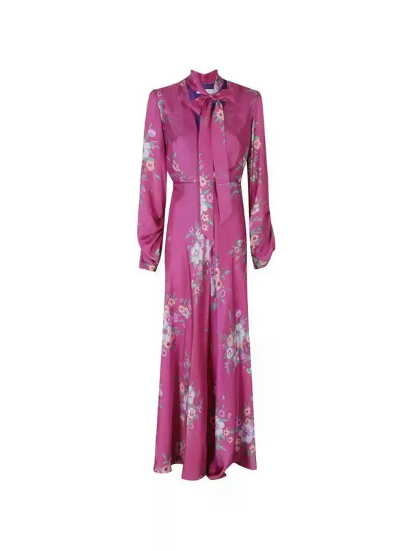 Raquel Diniz Valerie Floral-print Maxi Dress - Pink