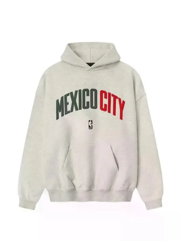 Fear Of God Logo Print Hoodie