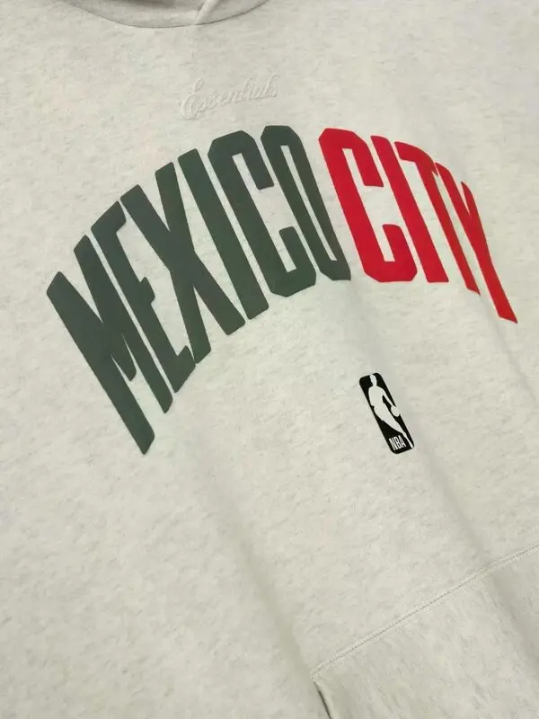 Fear Of God Logo Print Hoodie